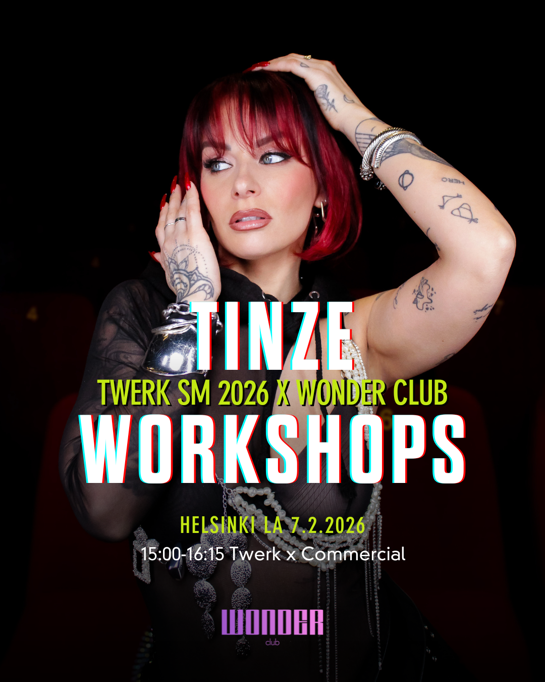TWERK FEST | Tinze | Twerk x Come Workshop | 7.2.2026 | HKI – Wonder ...